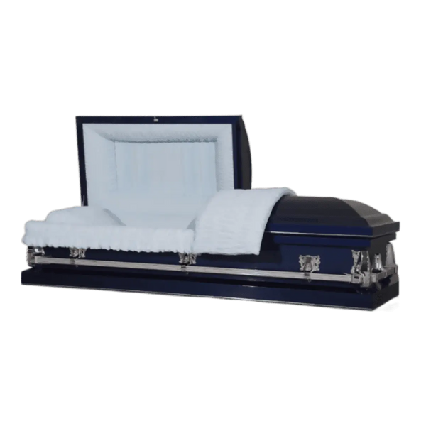 Roman Series Navy Blue Casket Only $995 - Discount Caskets - Discount ...