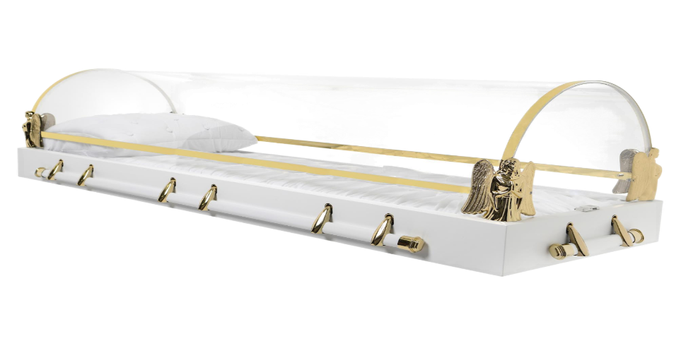 Clear Caskets Gold Collection - Discount Caskets