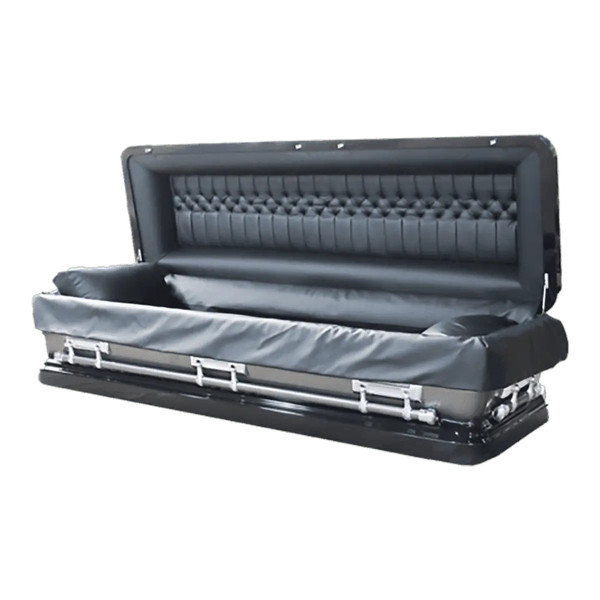 Ebony Casket Full Couch - Discount Caskets - Discount Caskets