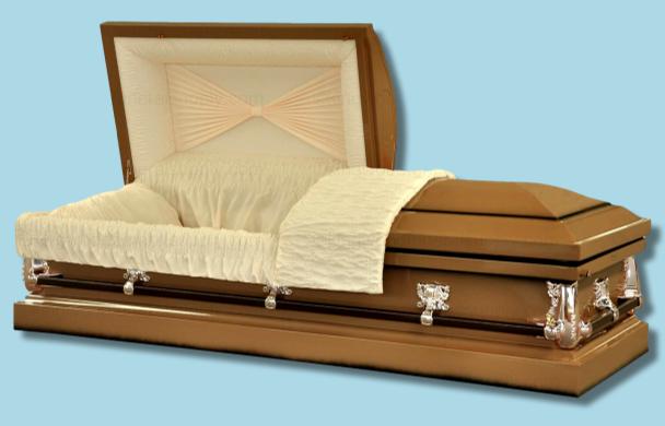 Twilight Copper Metal Casket - Discount Caskets - Discount Caskets