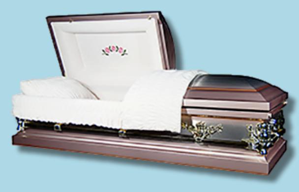 Themed Casket – Majestic Rose - Discount Caskets - Discount Caskets